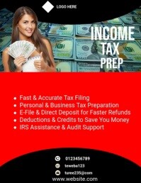 income tax flyers Template | PosterMyWall