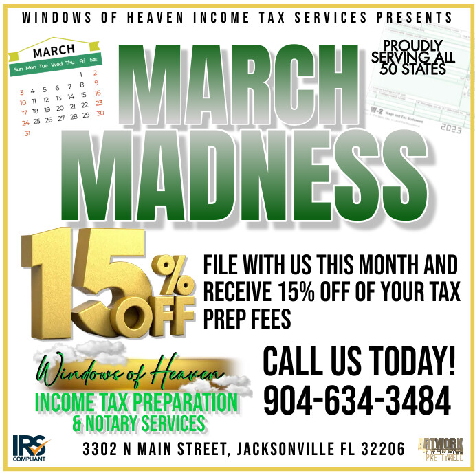 INCOME TAX MADNESS Template | PosterMyWall