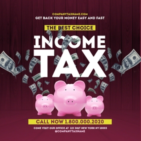 income tax refund Flyer Template | PosterMyWall