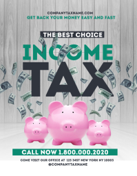 income tax refund Flyer Template | PosterMyWall