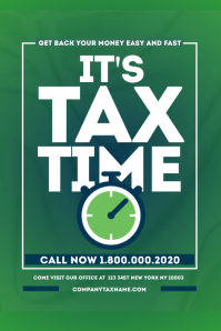 Income Tax TIME Flyer Template | PosterMyWall