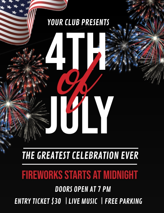 Copy of independence day 4th of July flyer | PosterMyWall