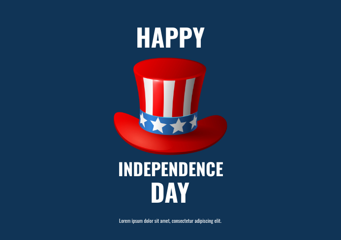 Independence Day A4 Template | PosterMyWall