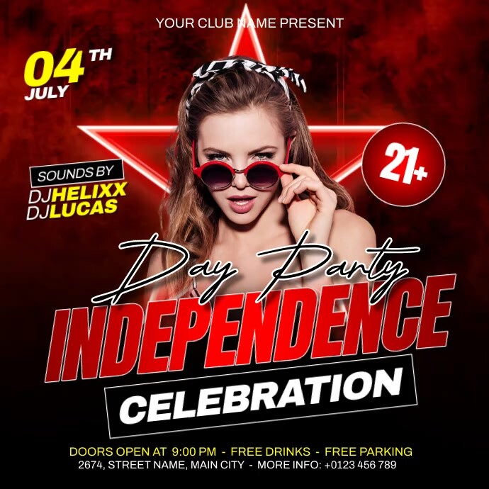 Plantilla de Independence Day Ads | PosterMyWall