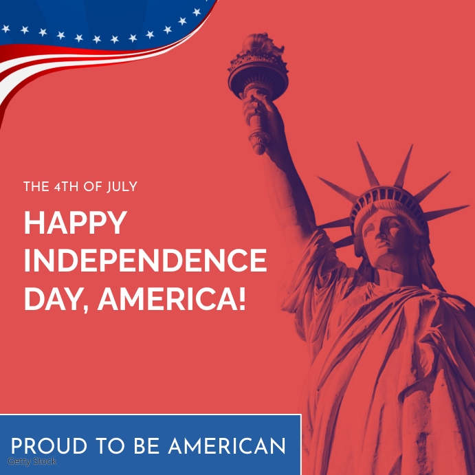 Copy of Independence Day And Flag Day - Template | PosterMyWall
