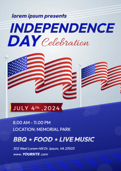 Independence Day Celebration Template | PosterMyWall
