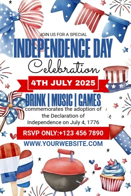 Independence Day Celebration Template | PosterMyWall