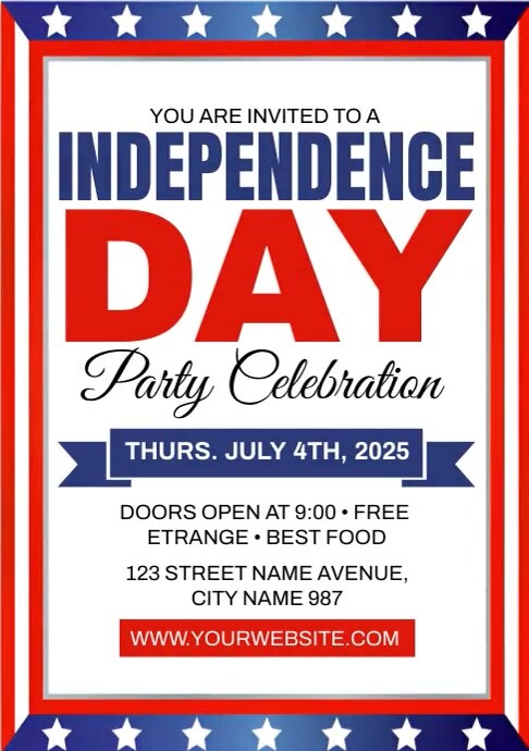 Independence Day Celebration Template | PosterMyWall