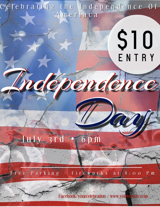 independence DAY Celebration Template | PosterMyWall