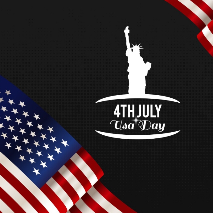Copy of Independence day design flag statue liberty | PosterMyWall