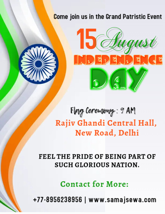 Copy of independence day | PosterMyWall