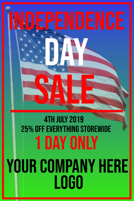 independence Day Template | PosterMyWall
