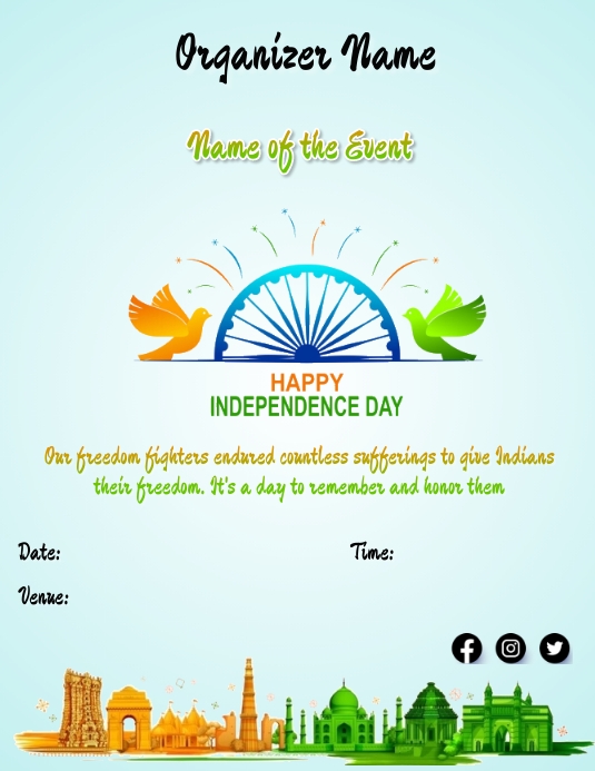 Independence day Event Templat | PosterMyWall