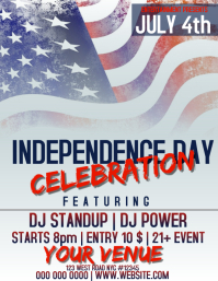 4th of July, Independence Day Flyer Template | PosterMyWall