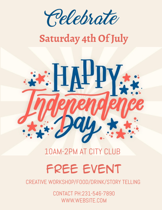 Copy of INDEPENDENCE DAY FLYER | PosterMyWall