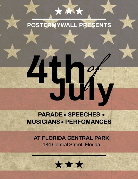 independence day flyer template | PosterMyWall