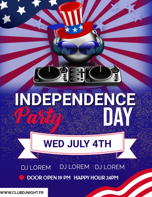 Copy of Independence Day Flyer Template | PosterMyWall