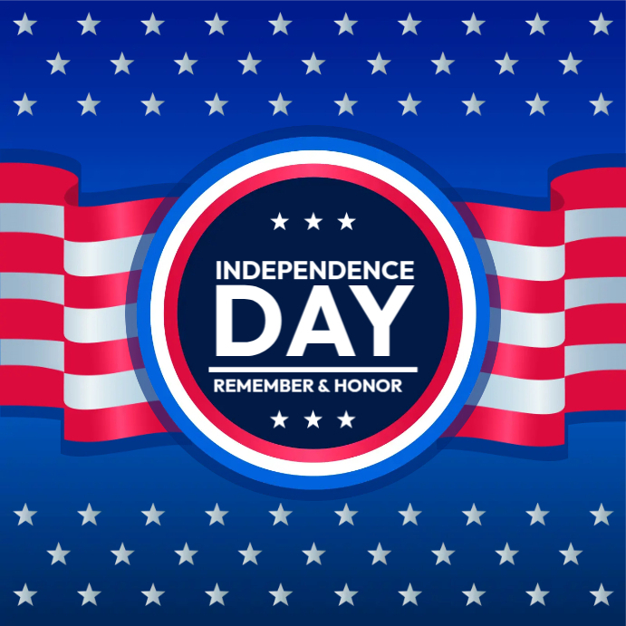 Independence Day Flyers Template | PosterMyWall