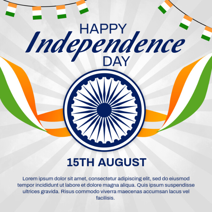 Independence day india Template | PosterMyWall