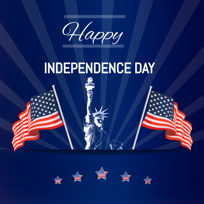 Plantilla de Independence day July 4 | PosterMyWall
