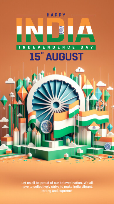 Independence Day of India Template | PosterMyWall