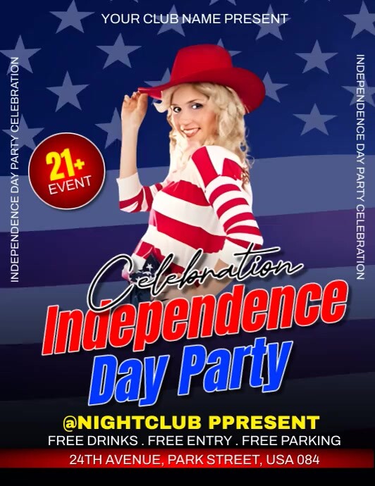 Independence Day Party Template | PosterMyWall