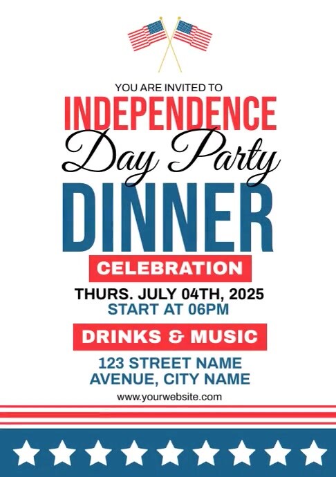 Plantilla de Independence Day Party | PosterMyWall