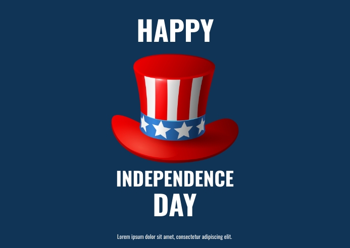 Plantilla de Postal Del Día de La Independencia | PosterMyWall