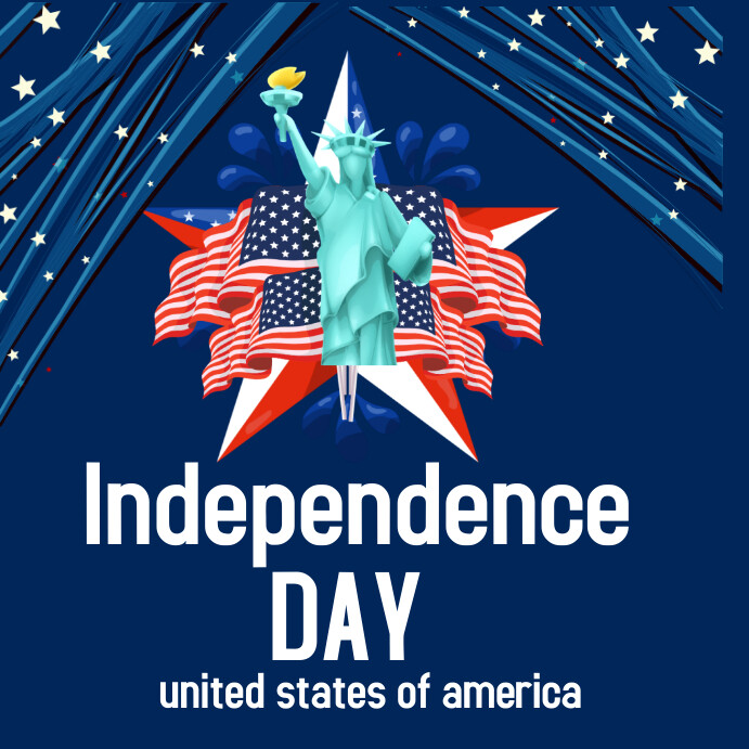 INDEPENDENCE DAY poster Template | PosterMyWall