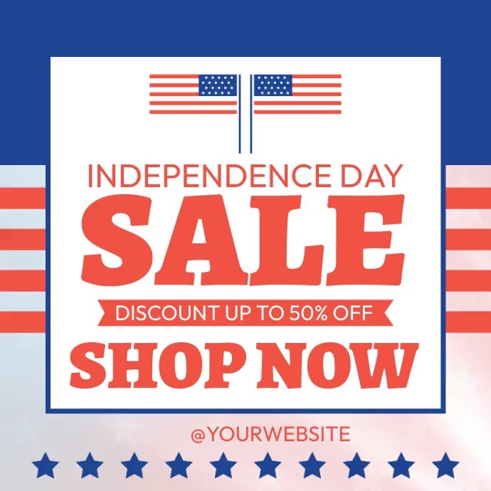 Independence Day Sale Template | PosterMyWall
