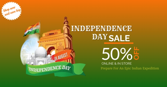 Independence Day Sale Template | PosterMyWall