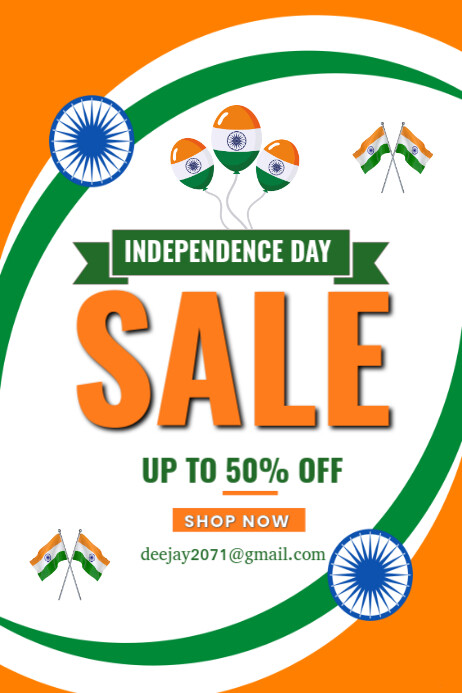 Independence Day sale Template | PosterMyWall