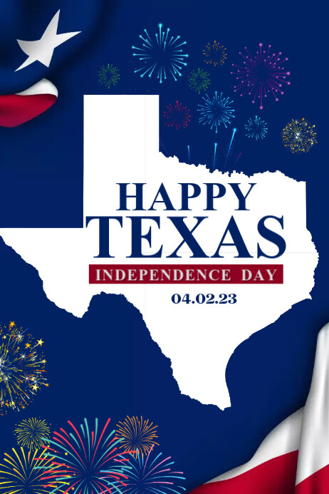 Independence Day - Texas Template | PosterMyWall