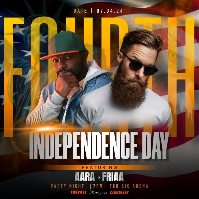 Independence Day USA Party Template | PosterMyWall