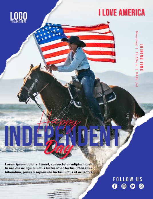 Independence Flyers Template | PosterMyWall