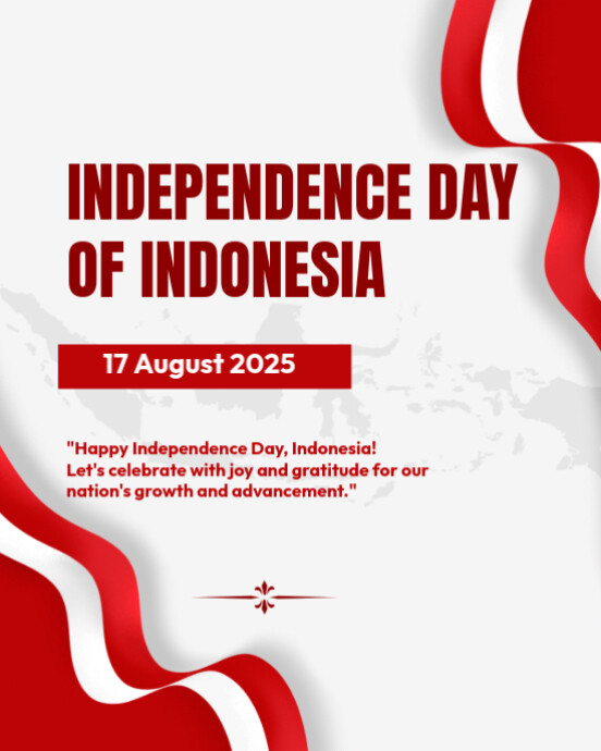 Independence indonesia day 2025 Template | PosterMyWall
