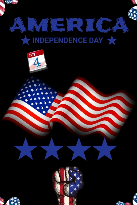 Plantilla de Independency day | PosterMyWall