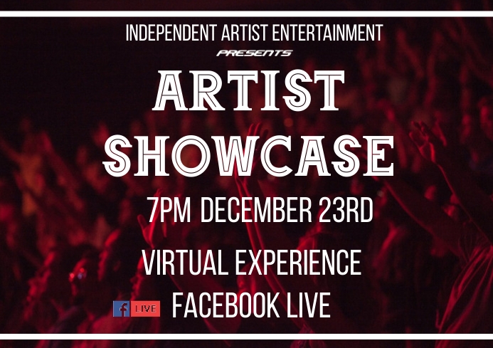 Independent Artist Showcase Concert Template | PosterMyWall
