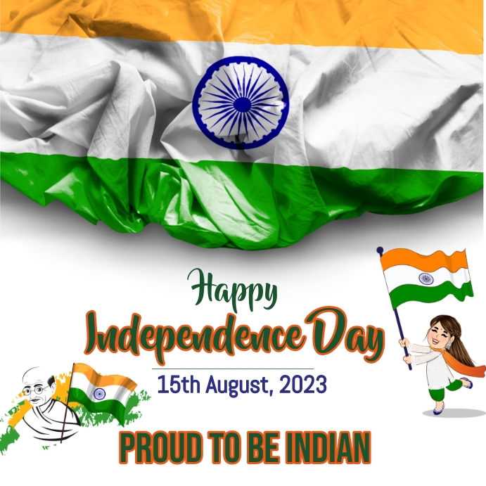India independence day, india azadi day Template | PosterMyWall