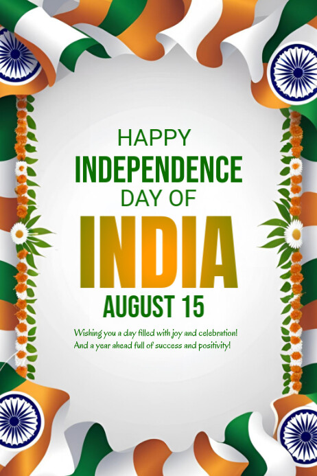 India Independence Day 2025 Template | PosterMyWall