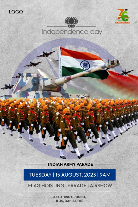 India Independence Parade Poster Template | PosterMyWall