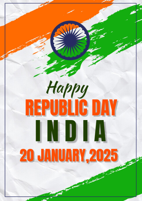 India Republic Day 2025 Template | PosterMyWall