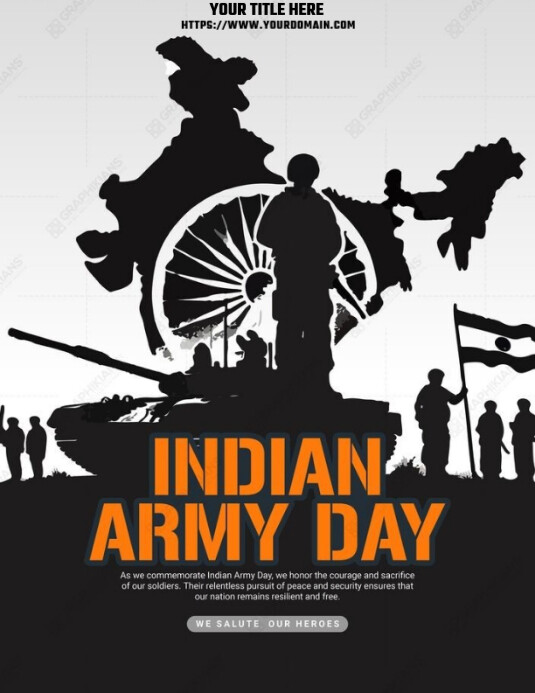 Copy of Indian army day | PosterMyWall