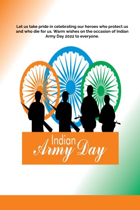 indian army day Template | PosterMyWall