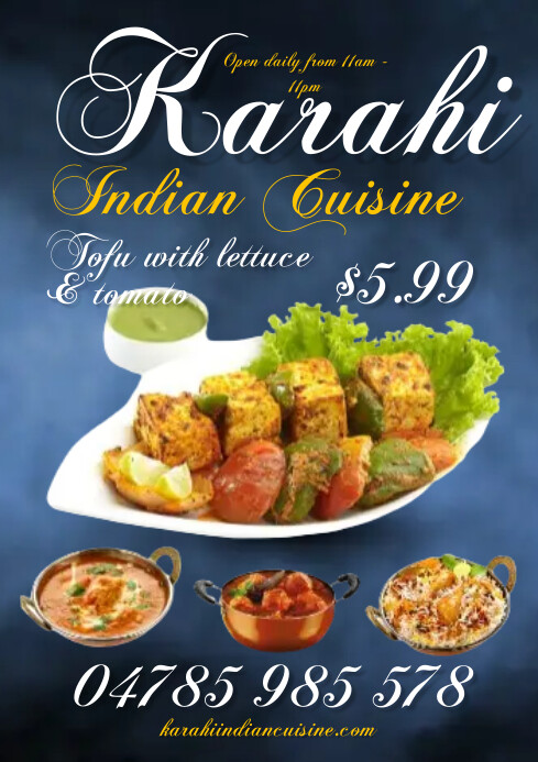 Indian Buffet - Take out Flyer Template | PosterMyWall
