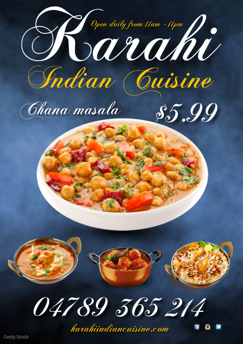 Indian Buffet - Take out Flyer Template | PosterMyWall