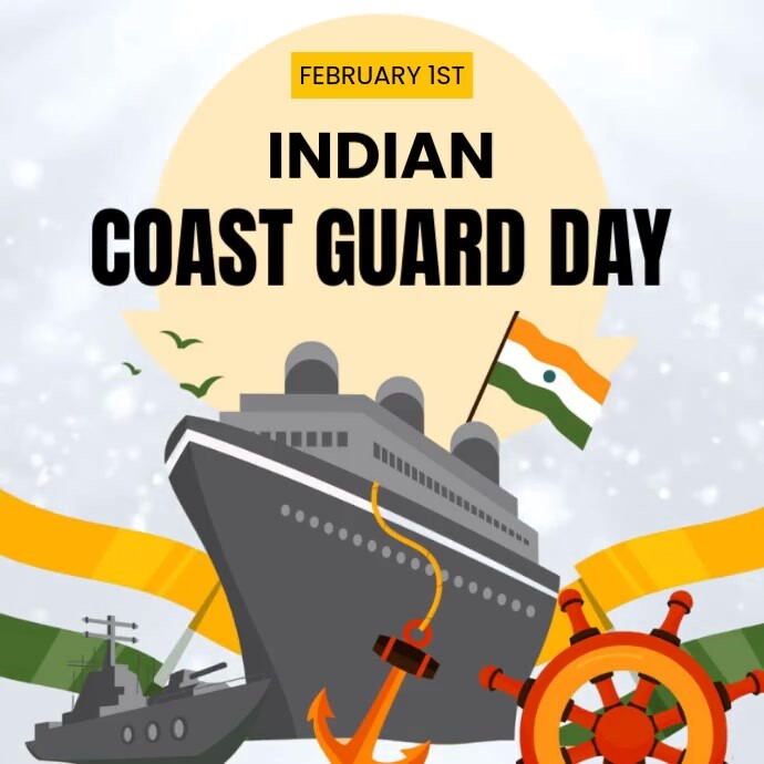 Indian Coast Guard Day Ads Template | PosterMyWall
