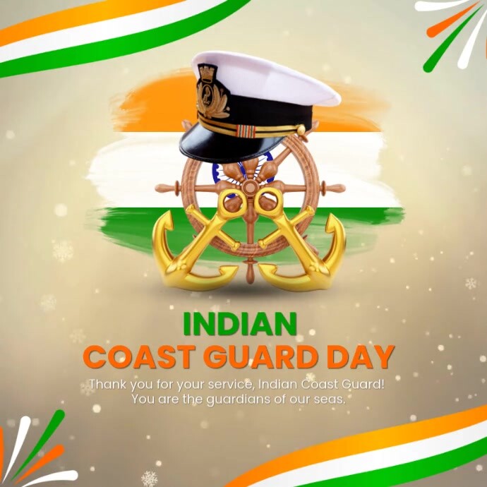 Indian Coast Guard Day Celebration Template | PosterMyWall
