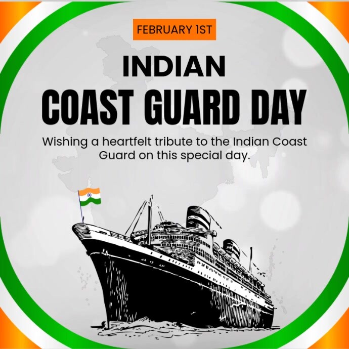 Indian Coast Guard Day Celebration Template | PosterMyWall