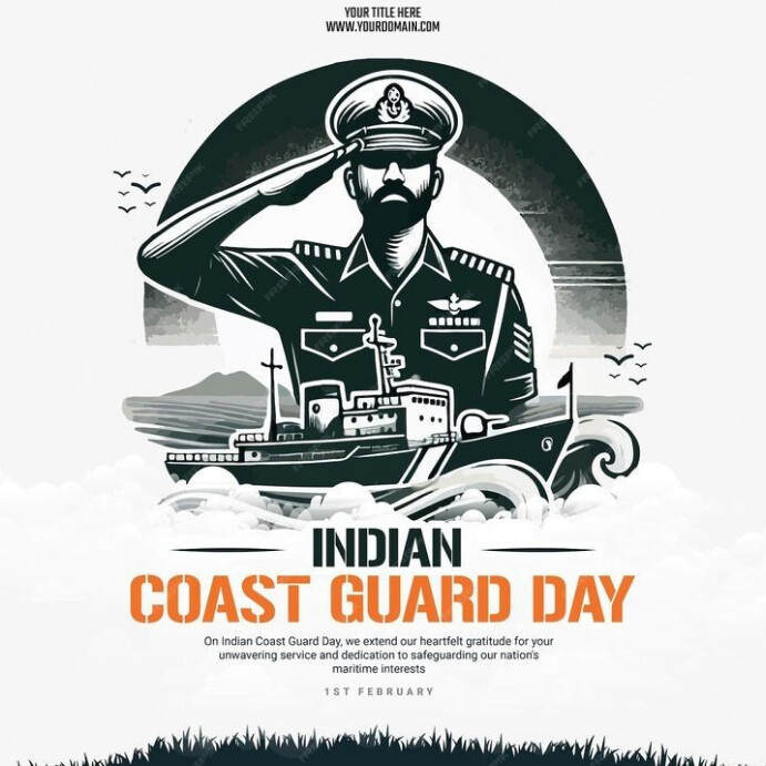 Indian Coast Guard Day Template | PosterMyWall